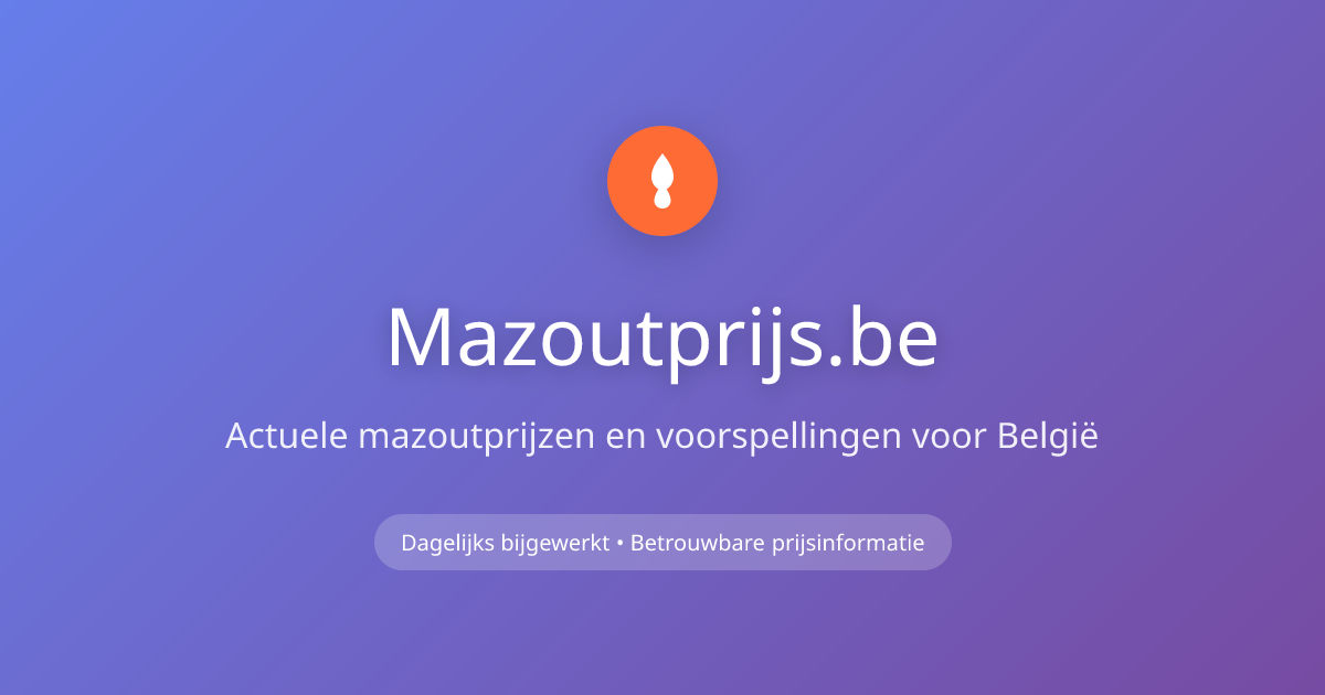 Mazoutprijs Sint-Katelijne-Waver Vandaag | Stookolieprijs Antwerpen ...